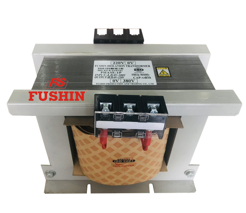 Biến áp cách ly 1 pha 380v ra 220v 4.4KVA Fushin